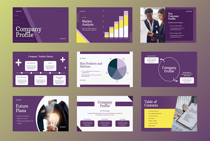 Design a professional and modern powerpoint presentation for you by Ilmach_designs | Fiverr
