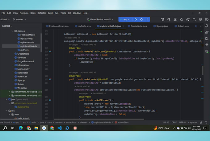 Fix bugs and errors, integrate ads, and reskin android apps by Sabbir ... Fix bugs and errors, integrate ads, and reskin android apps by Sabbir ...