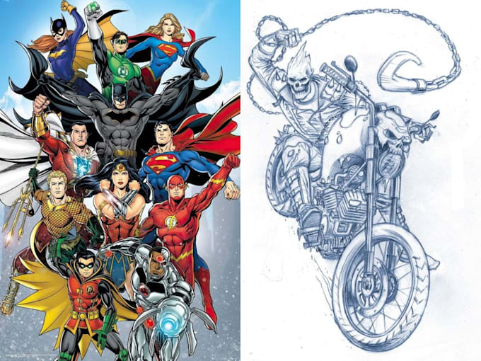 Draw and design your comic character, storyboard, cover art in any ...