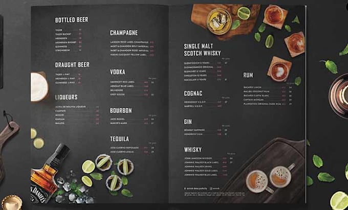 Restaurant menu design amazing menu design by Mahatashtra | Fiverr