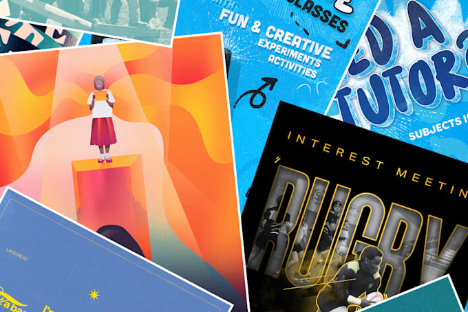 Design a visually appealing and creative flyer by Ch_landingin | Fiverr