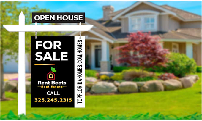 Design custom yard sign, lawn sign, sign board and signage for any ...