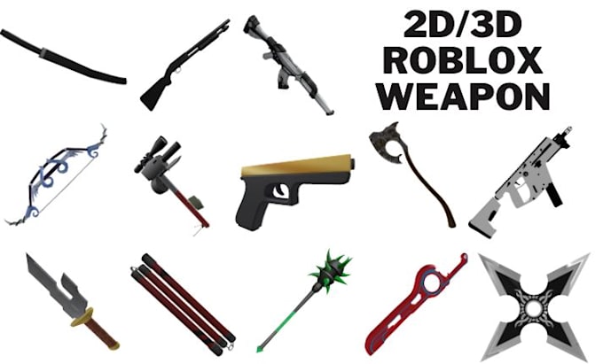 Create 3d roblox weapon 3d accessories ugc in blender by Alalkay | Fiverr