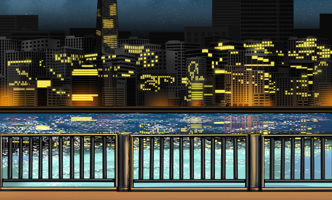 Draw 2d anime background, visual novel, game art and any style by ...