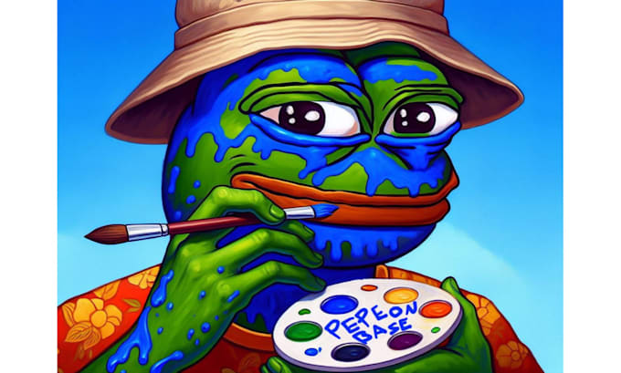 Draw pepe the frog and frens twitch emotes illustration, nft memes ...