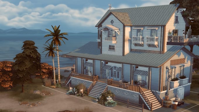 Build your sims 4 custom dream house by Cyphonism | Fiverr
