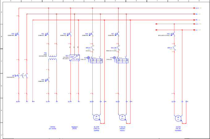 Draw indian european stand electrical schematic panel layout by eplan electrical by ...