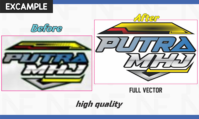 Create a full vector custom logo, tracing your image, costum your ...