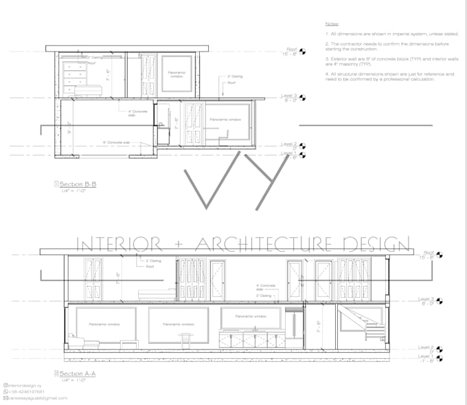Draw architecture plans using autocad by Vanessac_ | Fiverr