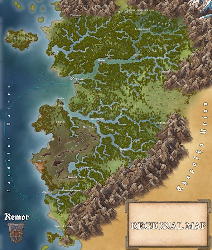 Make a ttrpg world map by Andre_hildran | Fiverr