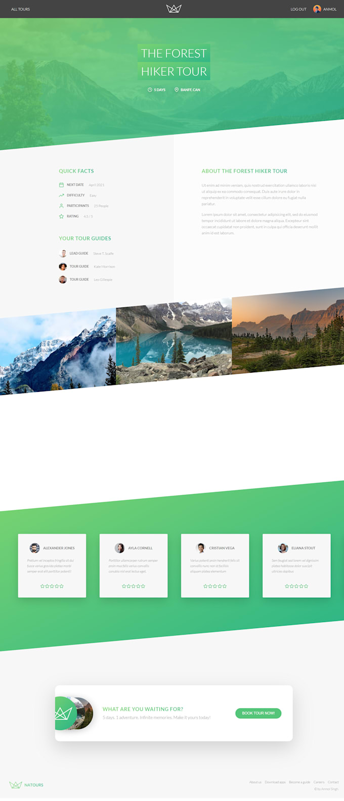 Be your react js and next js front end developer by Anmol1713 | Fiverr