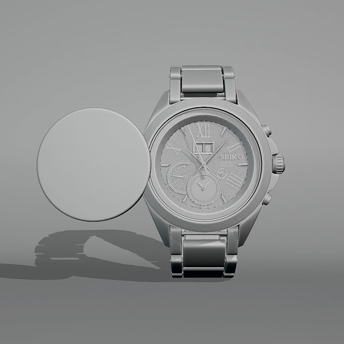 Create realistic 3d rolex watch, luxury watch, wrist watch design,3d ...