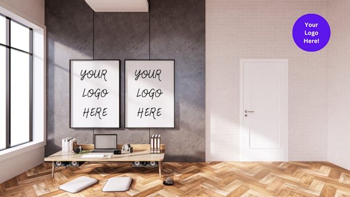 Design fully customized zoom virtual background with logo by Youzaiirx ...