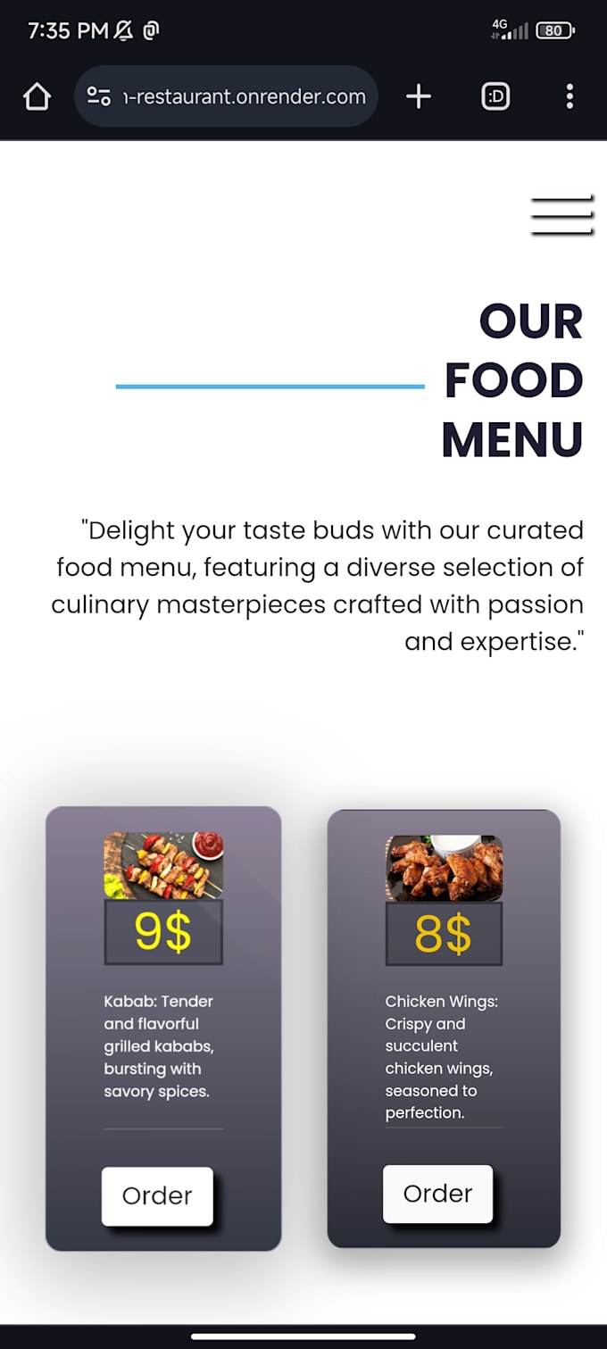 Develop a full featured food website with frontend backend by Yusof ... Develop a full featured food website with frontend backend by Yusof ...