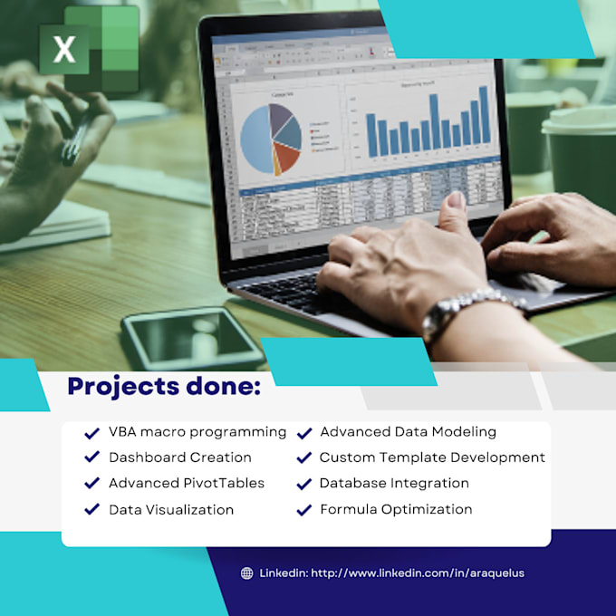 Automate and optimize your excel tasks by Anaraquelmg | Fiverr