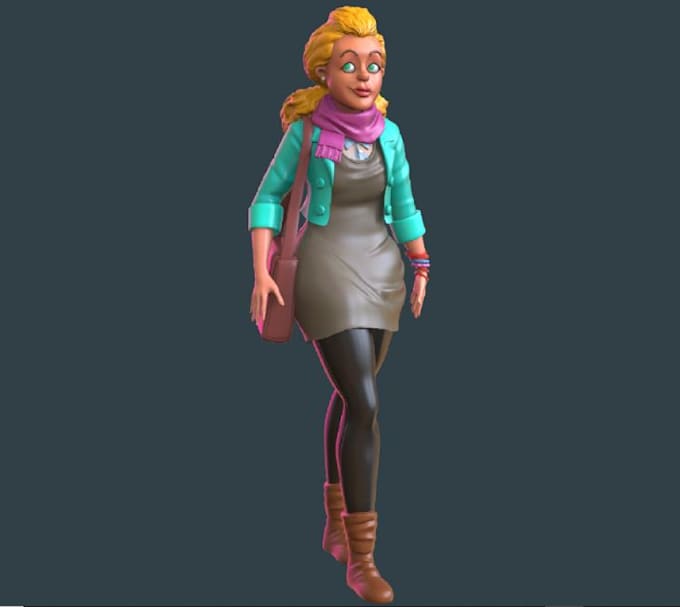 3d model, 3d roblox character, sculpt 3d model, unity, rig 3d in maya ...