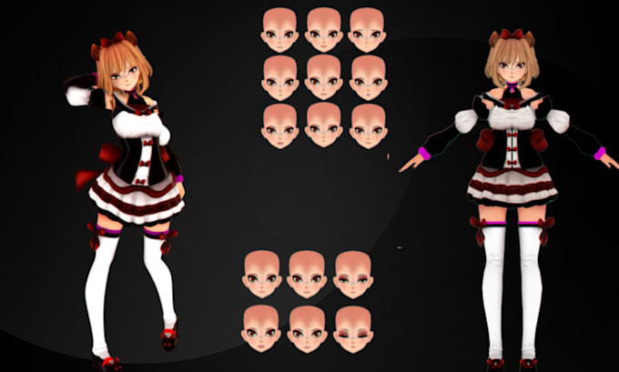 Create custom furry vrchat avatar, vrc avatar, 3d vtuber, nsfw ...