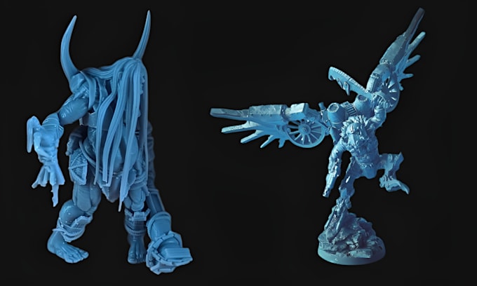 Sculpt 3d miniatures dnd, 3d figurine, 3d modeling, 3d statues for 3d ...