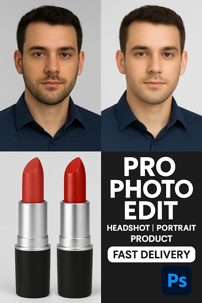 Professionally edit your headshot, portrait, or product photo in ...