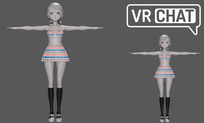 Create high quality vrchat avatars for you by Model_int | Fiverr