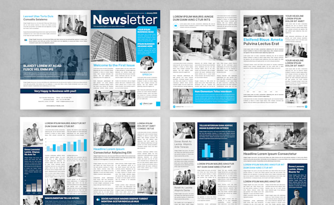 Design newsletter print ready layout, proposal and magazine layout by ...