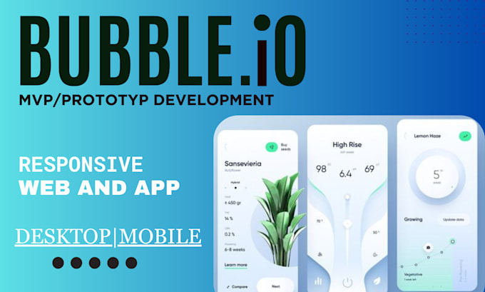 Design bubble app bubble mvp bubbleio web app bug fixing by Thomas_steffo | Fiverr