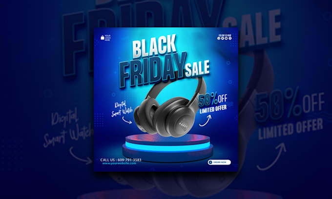 Design eye catching social media facebook instagram post banners ads by ...