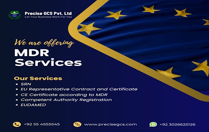 Provide iso 13485, eu rep, srn, eudamed and mdr technical documentation by Precise_gcs | Fiverr