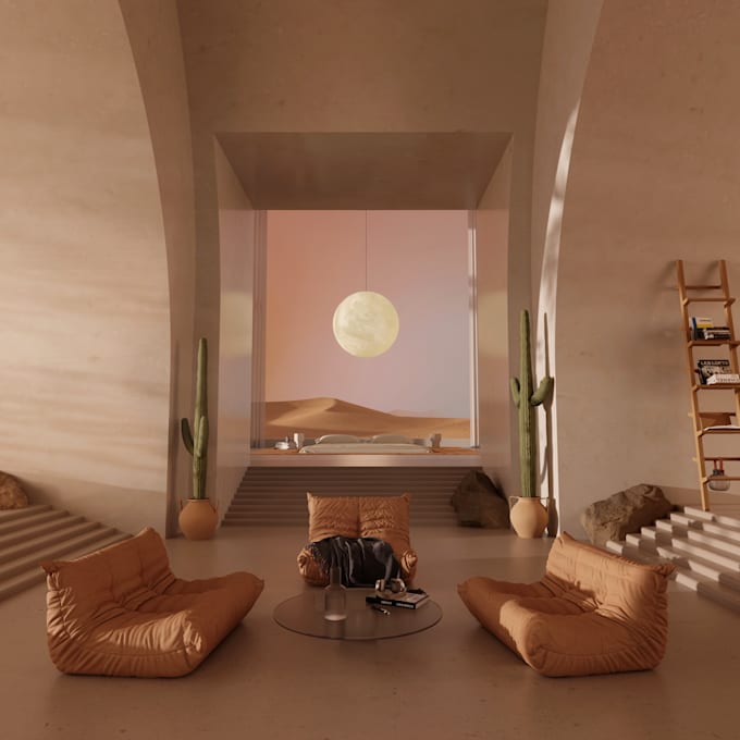 Do interior design visualization by Granvisual | Fiverr