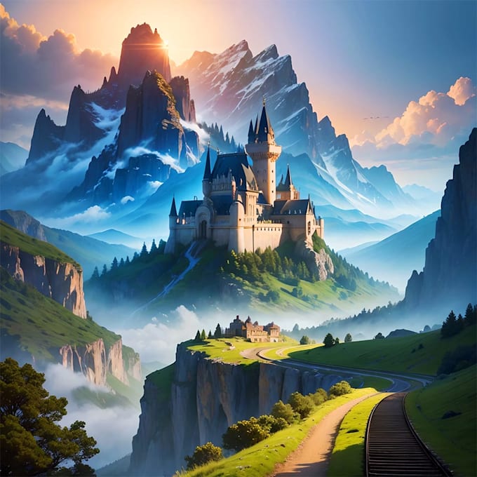 Make your fantasy map illustration for you by Skustrun | Fiverr