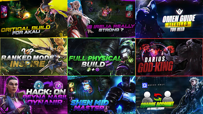 Do attractive youtube thumbnails by Cyrious_design | Fiverr