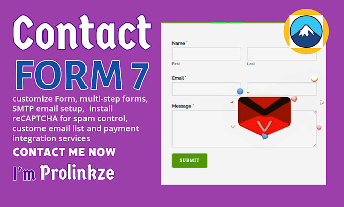 Design wp contact form, integrate smtp mail protocol and recaptcha by Prolinkz | Fiverr