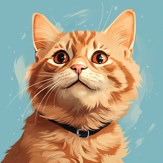 Create amazing pet portrait by Uramkha | Fiverr