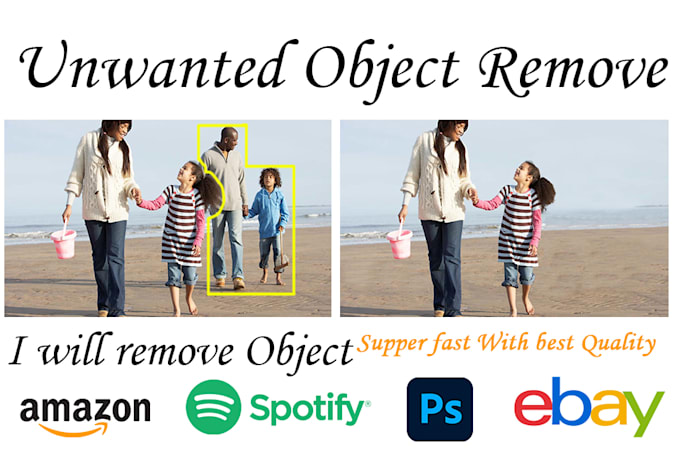 Do remove unwanted objects, people, and spots on the face by Yasir421 ...
