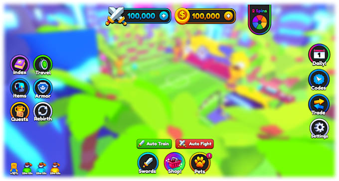 Design professional mobile game ui, roblox gui and more by Hyperrui ...