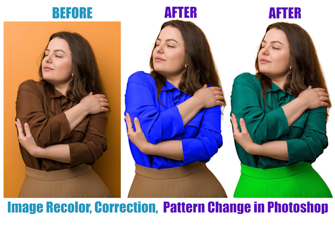 Do image recolor, correction, pattern change in photoshop by Md ...