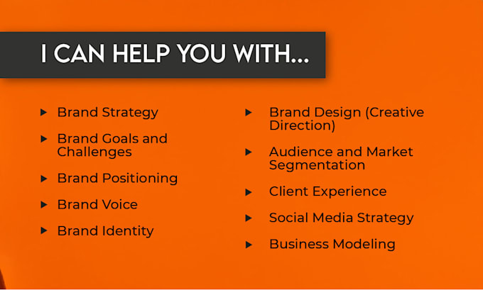 Consult you on your branding and brand strategy by Brunalima143 | Fiverr