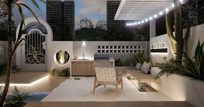 Design and render your landscape design by Wangdong1 | Fiverr