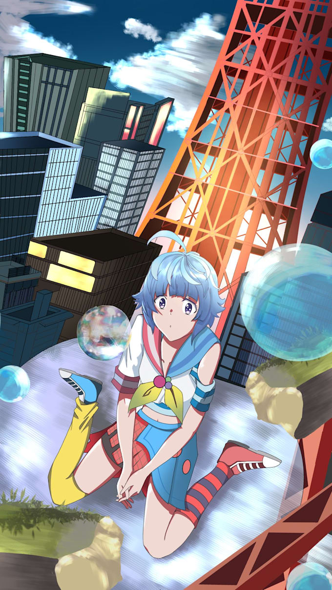 Draw a custom anime character and fan art illustrations by Vinnime | Fiverr