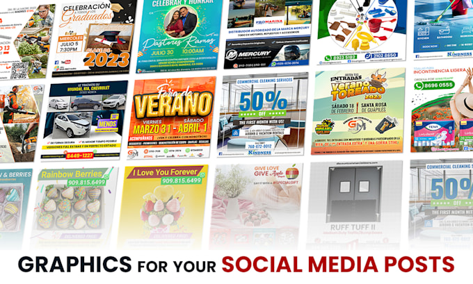Create stunning graphics for social media posts design by Rzion85 | Fiverr
