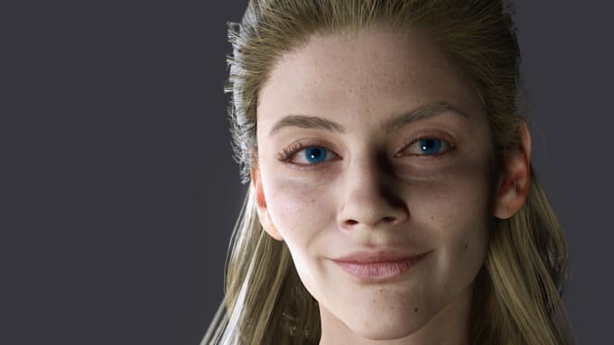 Crea un personaggio cgi 3d realistico per film o giochi con body rig e ...