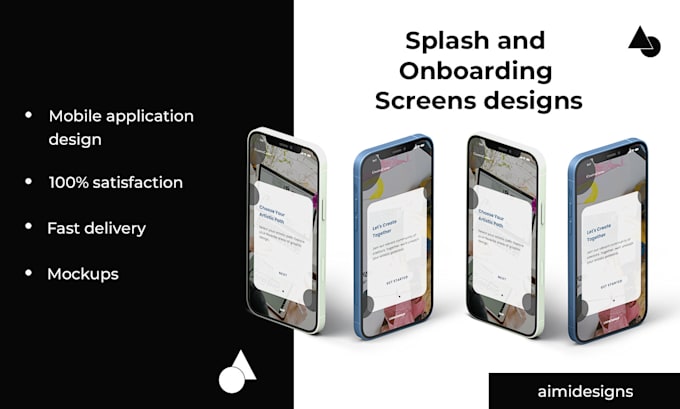 Design splash, onboarding screens ui ux for your mobile app by ...