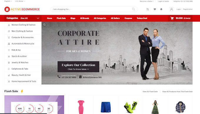 Setup active ecommerce, martimonial cms, workdesk cms apps by Vinci_pro ...