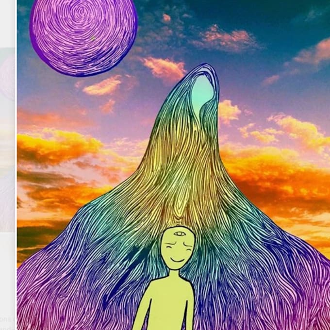 Draw things in a psychedelic style by Aliencreativex | Fiverr