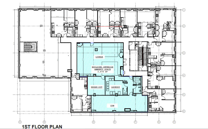 Design 2d plan layout and 2d floor plan in autocad by Mubashirwriter ...