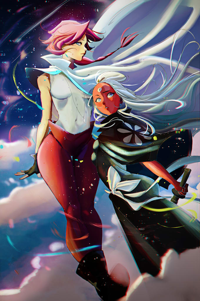 Create splash art of your oc by Toxxiiccs | Fiverr