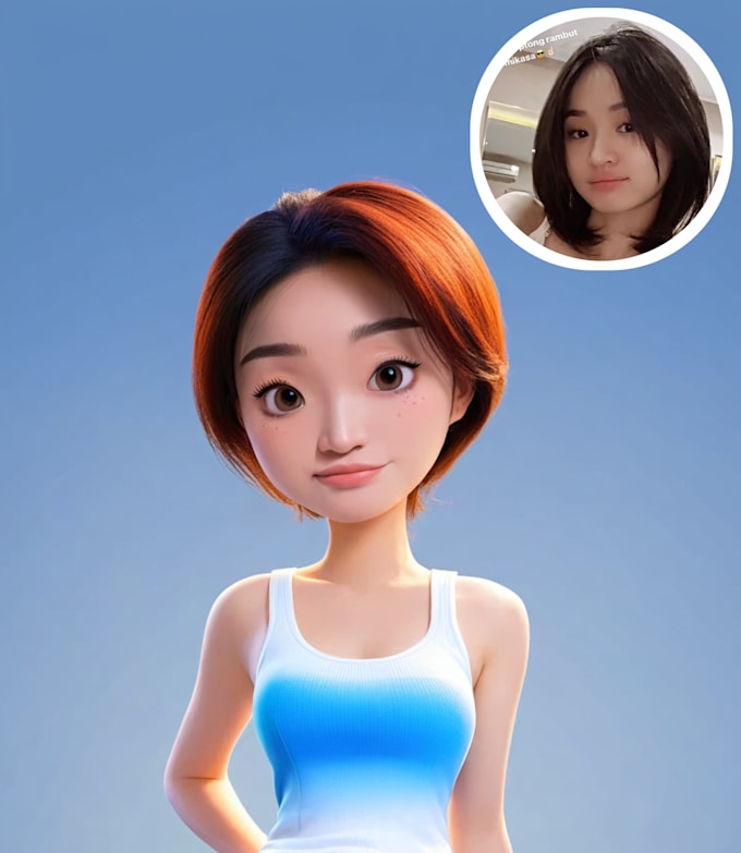 Make you as a viral disney pixar character 3d with ai by Sandhixt | Fiverr