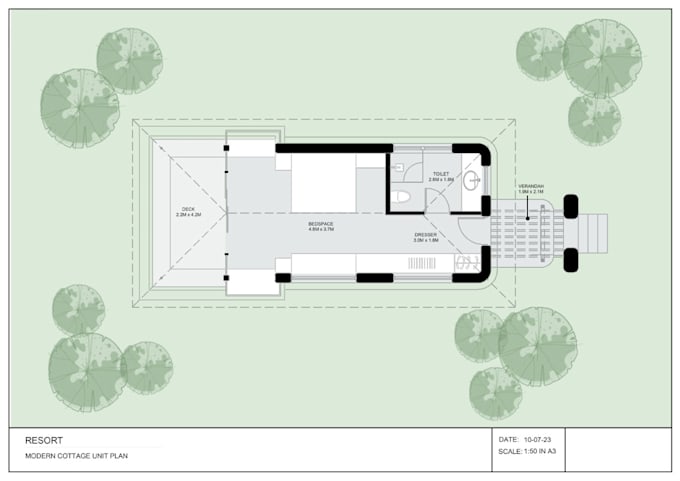 Render your plans, sections in photoshop by Ayushimistry569 | Fiverr