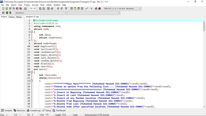 Do Programming Projects In C Cpp Csharp Html Css Java By Codeali Fiverr