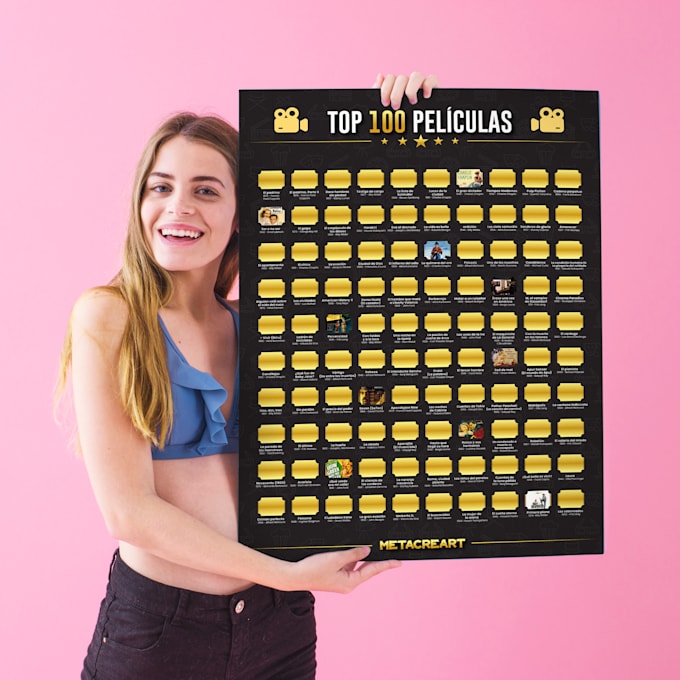 Design movie poster, film poster, scratch poster, and wall art for your ...